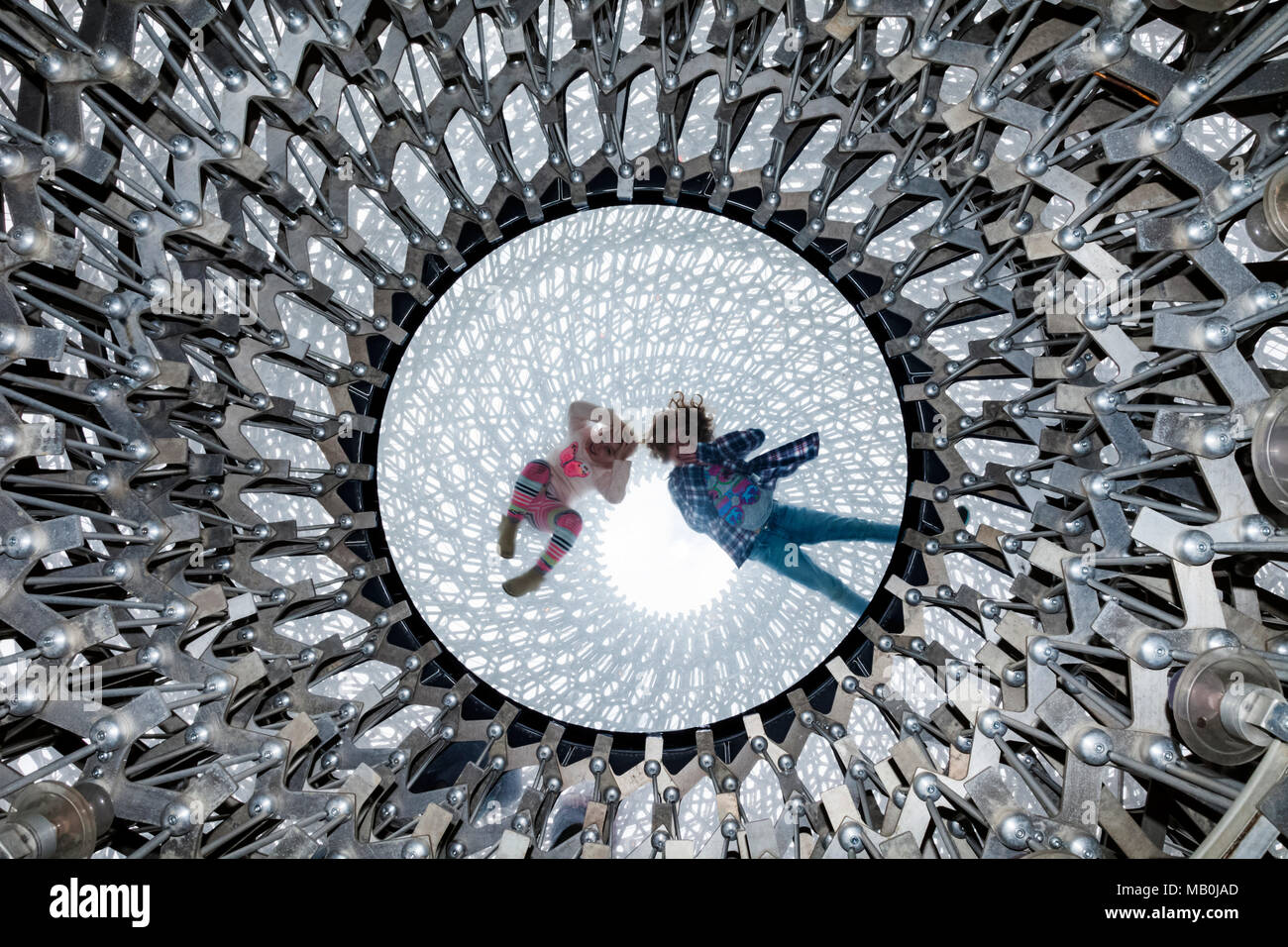 England, London, Richmond, Kew Gardens, The Hive Artwork Installation ...
