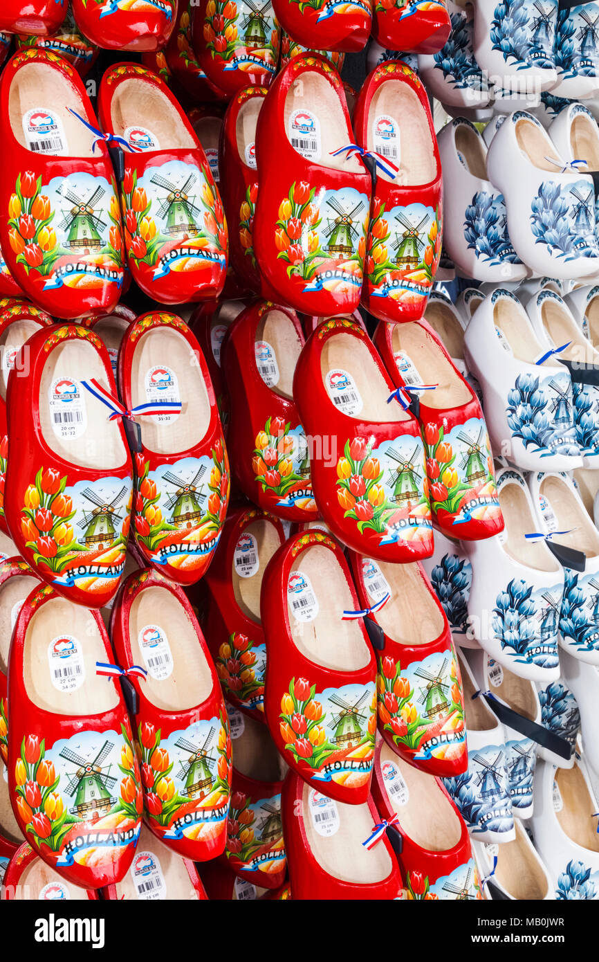 Europe, Netherlands, Amsterdam, Souvenir Shop Display of Colourful ...