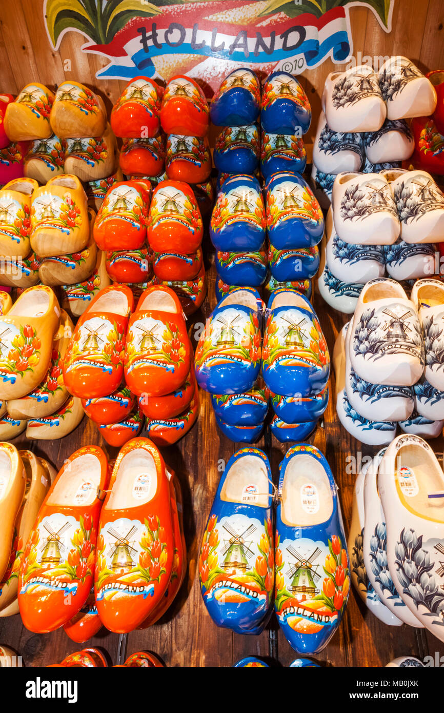 Europe, Netherlands, Amsterdam, Souvenir Shop Display of Colourful ...