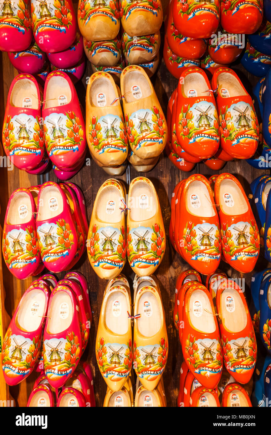 Europe, Netherlands, Amsterdam, Souvenir Shop Display of Colourful ...
