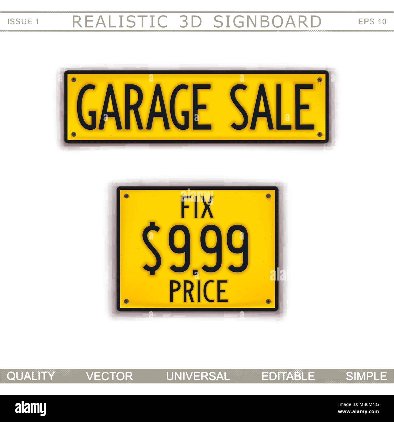 Billboard garage Cut Out Stock Images & Pictures - Alamy