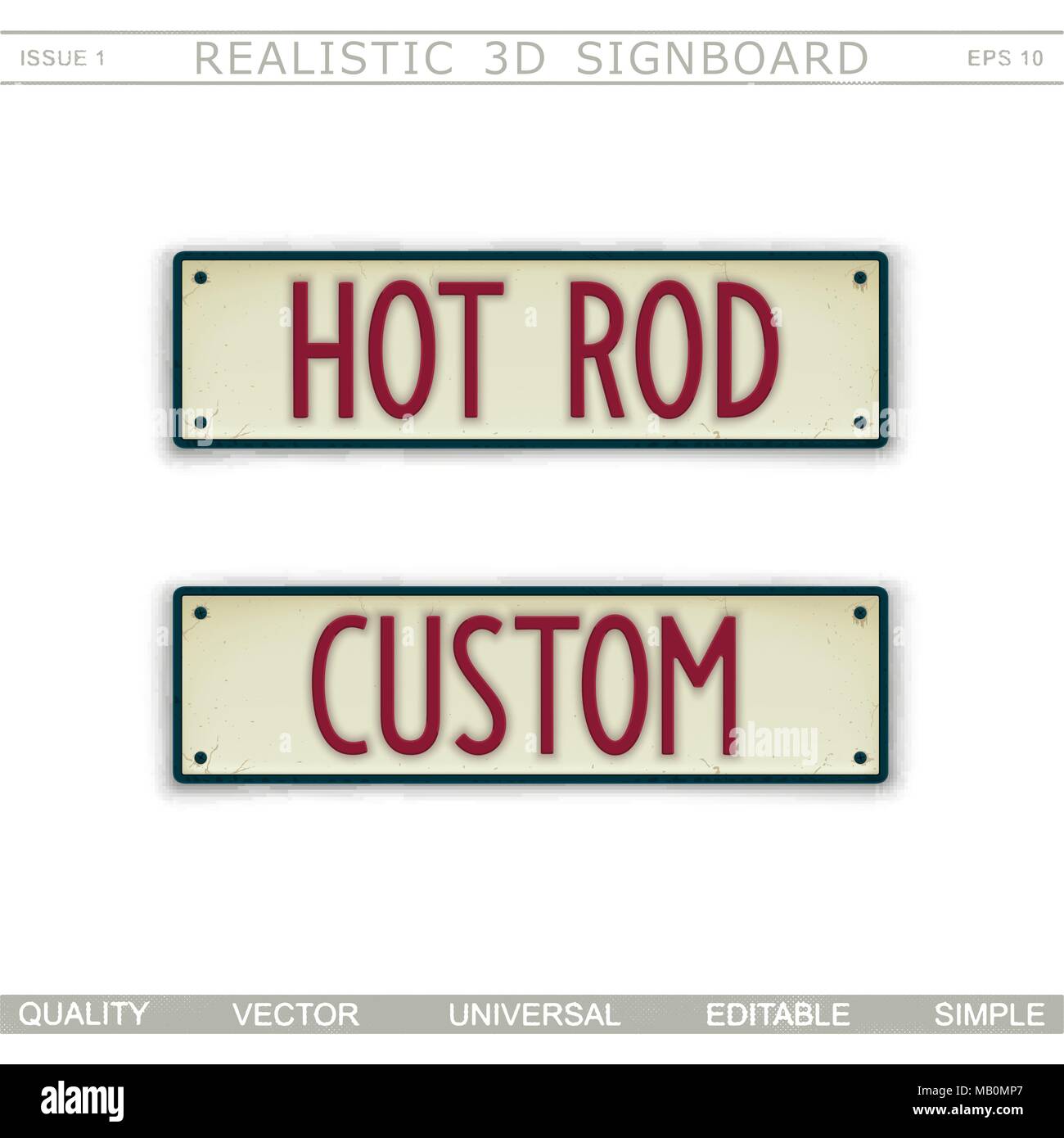 Hot Rod Sign High Resolution Stock Photography and Images - Alamy