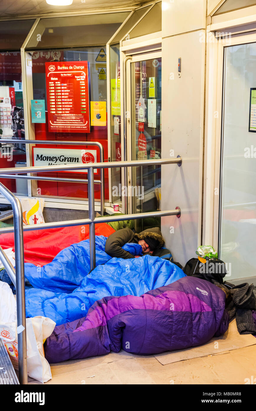 England, London, Soho, Rough Sleepers Stock Photo - Alamy