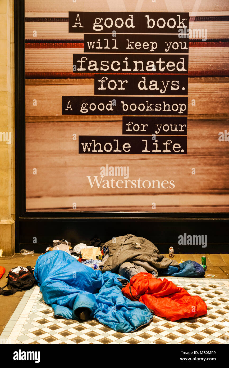 England, London, Soho, Rough Sleepers Stock Photo - Alamy