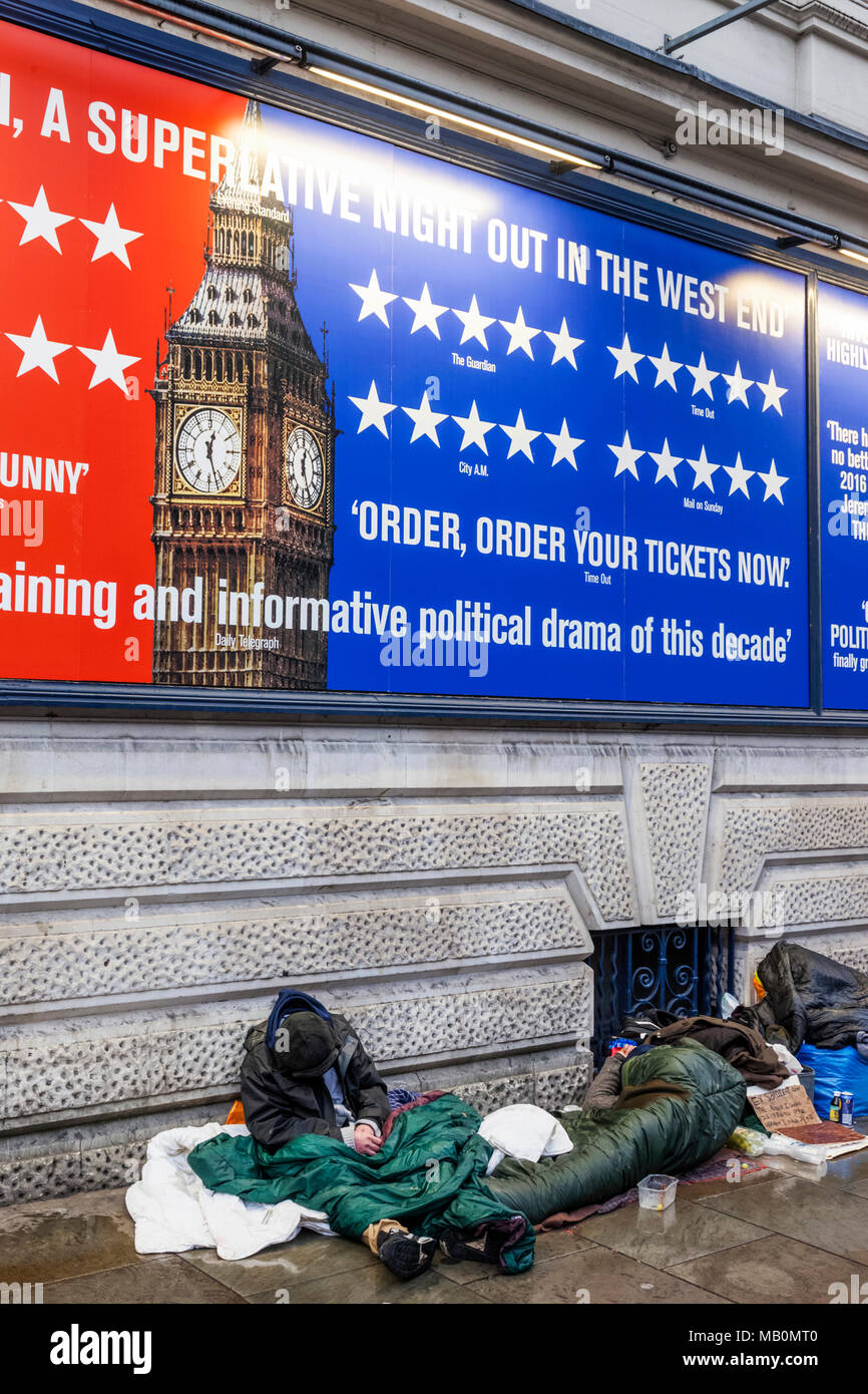 England, London, Soho, Rough Sleepers Stock Photo - Alamy