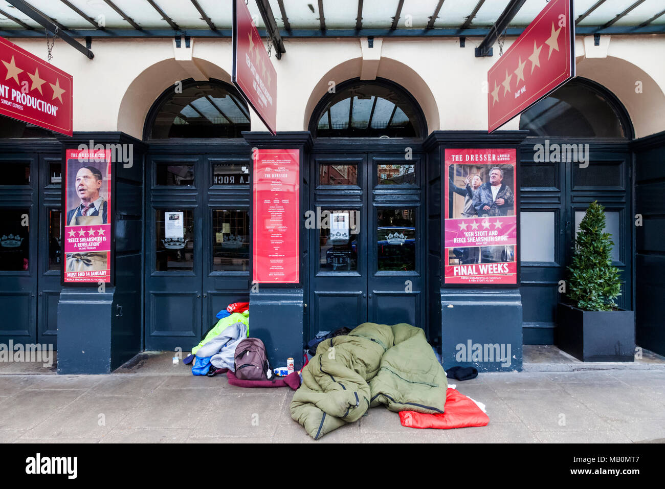 England, London, Soho, Rough Sleepers Stock Photo - Alamy