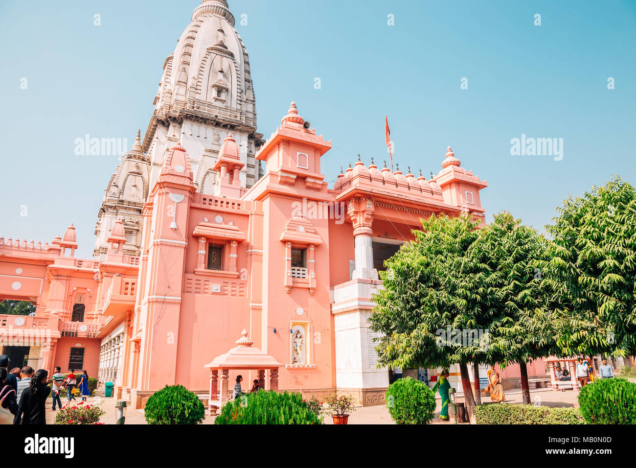 Varanasi, India - November 21, 2017 : New Vishwanath Temple historical ...