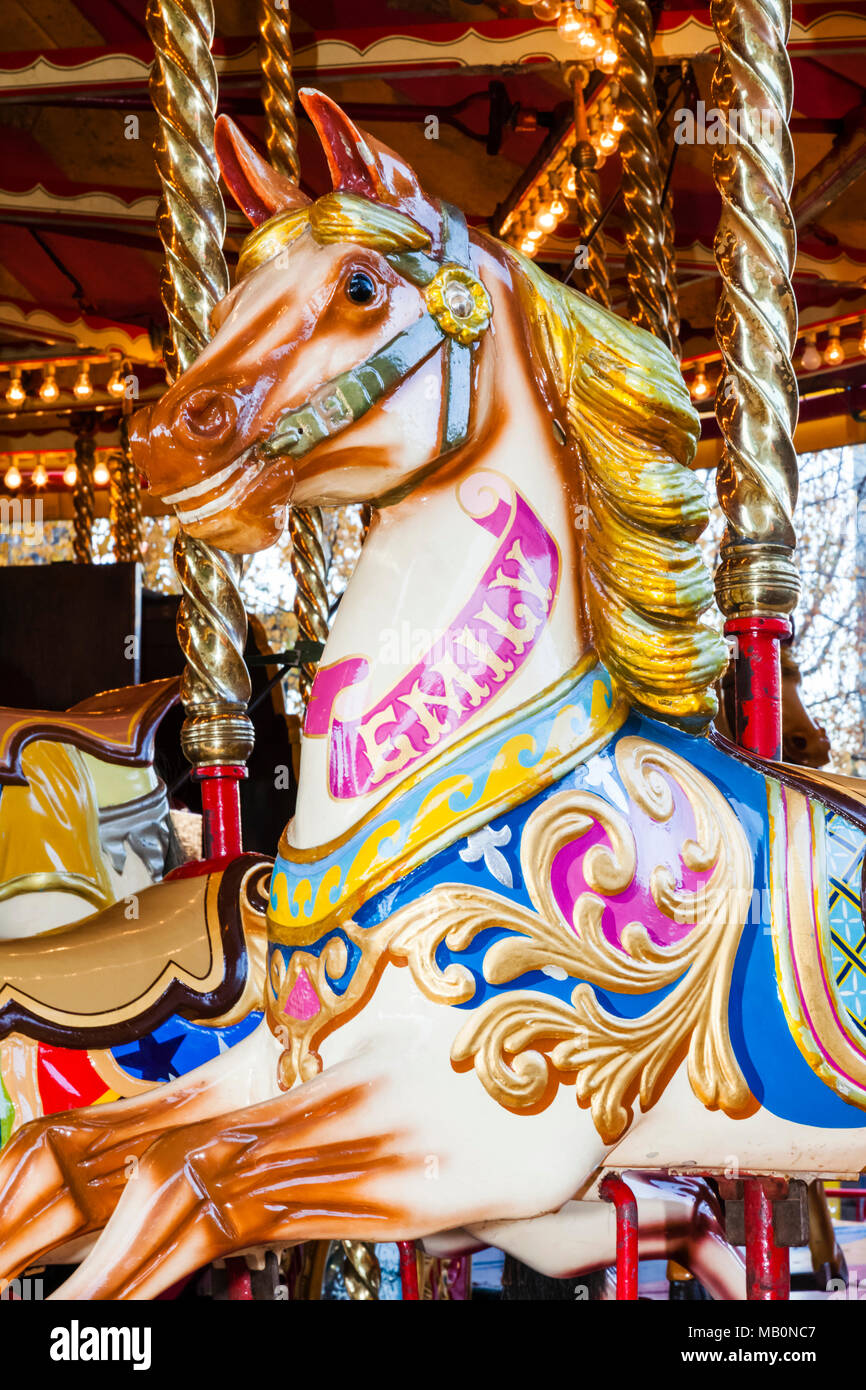 England, London, Carousel Stock Photo - Alamy