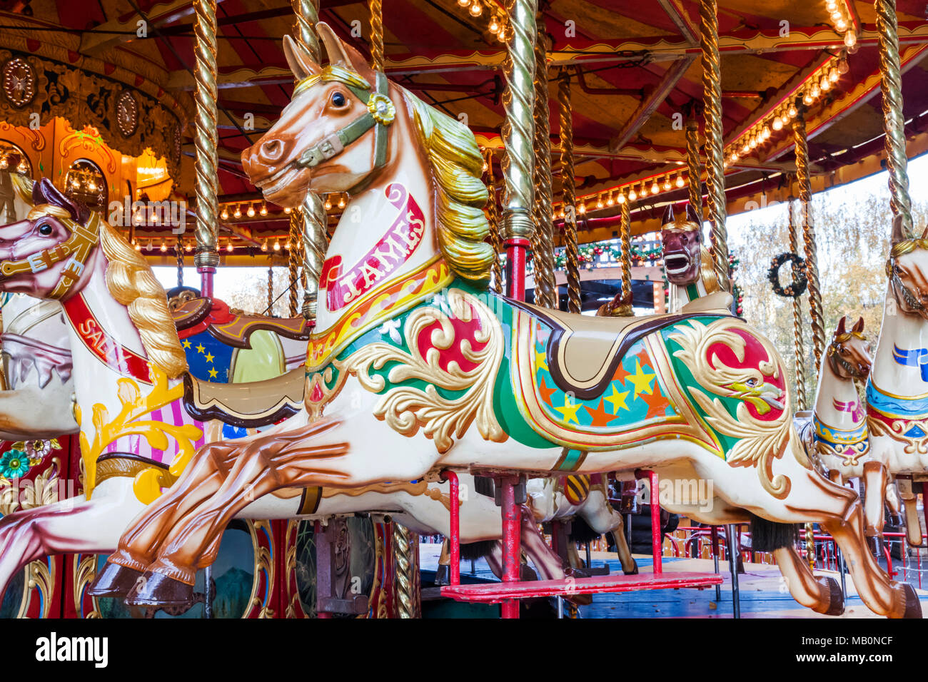 London carousel hi-res stock photography and images - Alamy