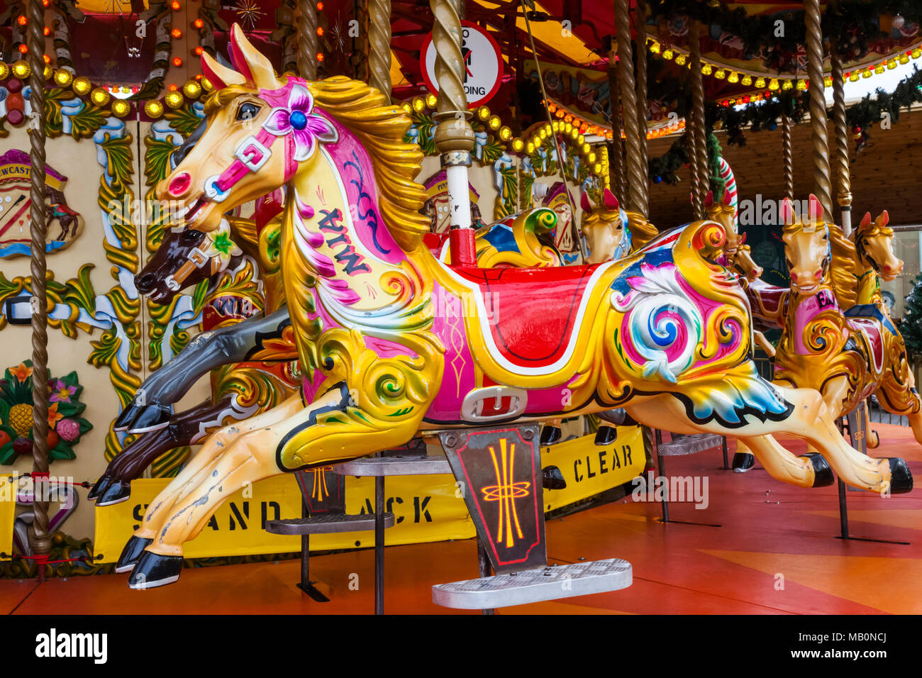 England, London, Carousel Stock Photo - Alamy