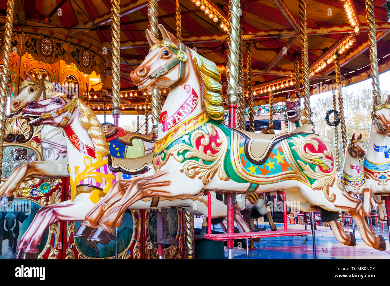London carousel hi-res stock photography and images - Alamy