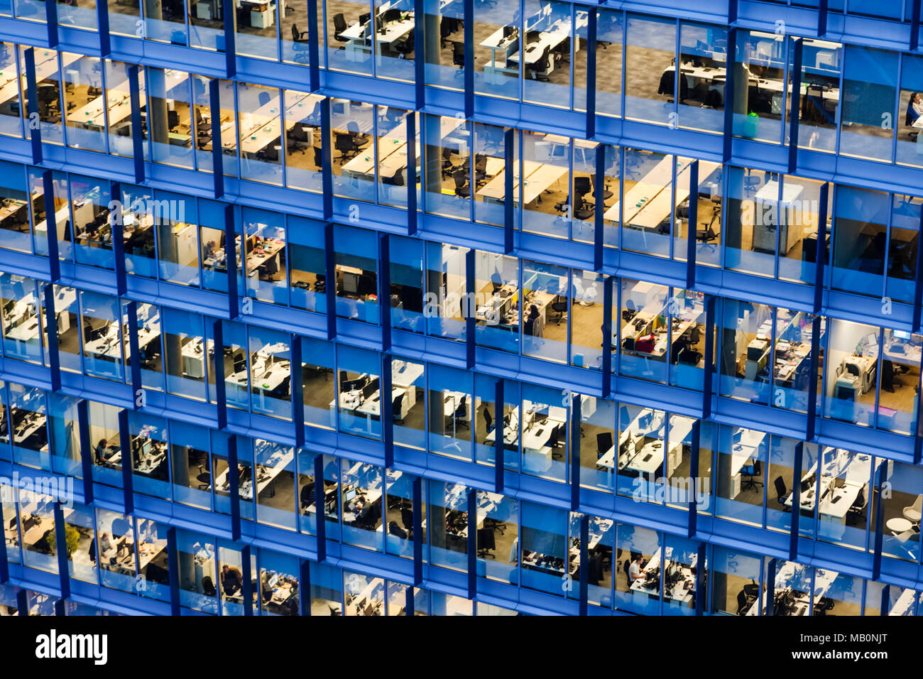 England, London, Southwark, Bankside, The Blue Fin Building Stock Photo ...