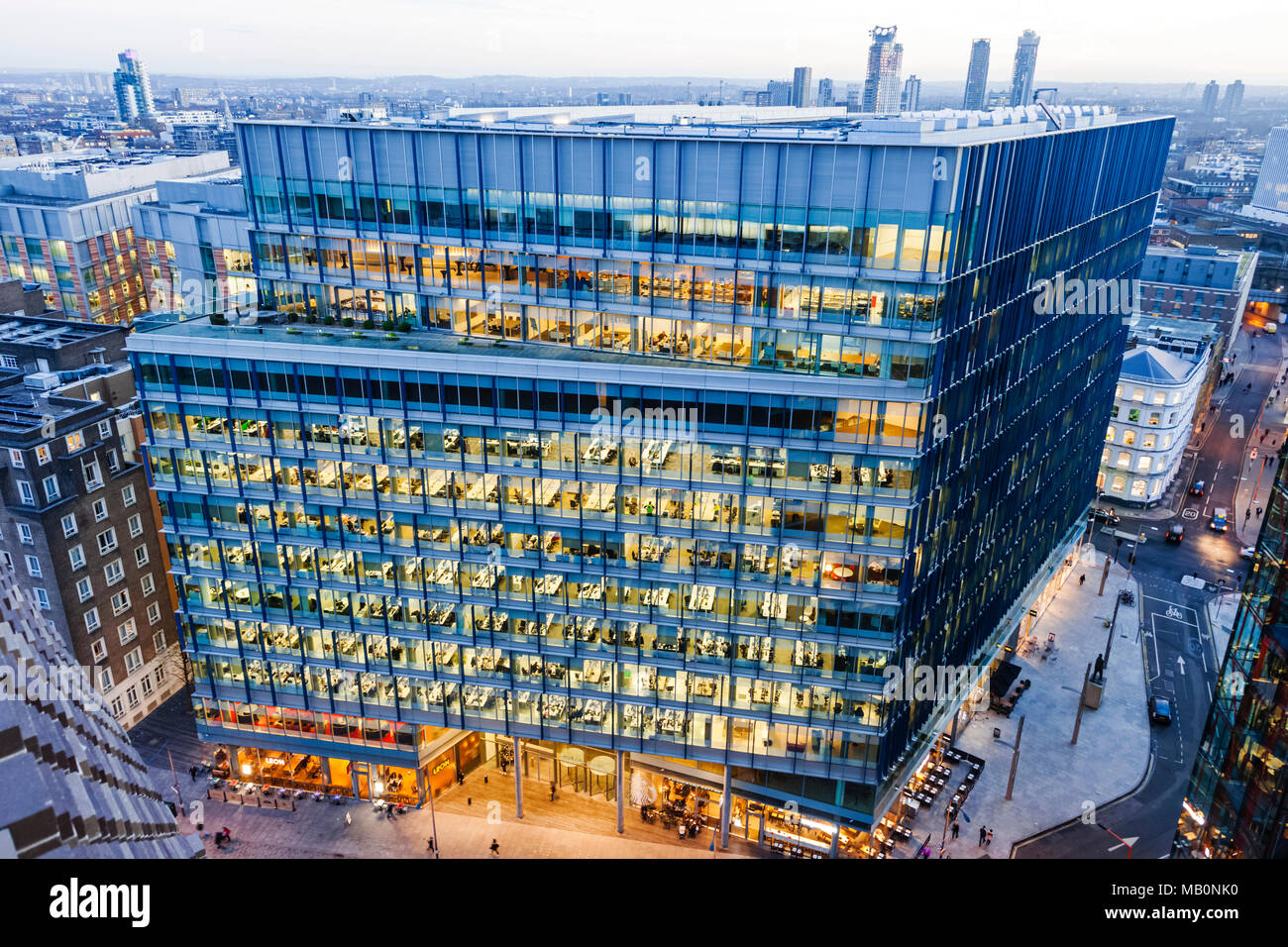 Blue fin building london hi-res stock photography and images - Alamy