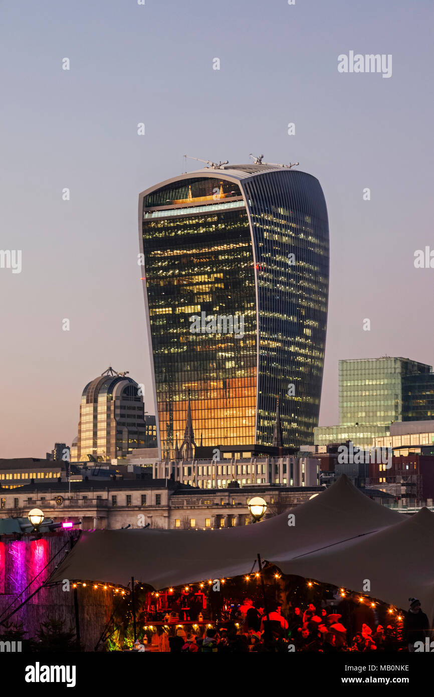 City skyline and the walkie talkie building hi-res stock photography ...