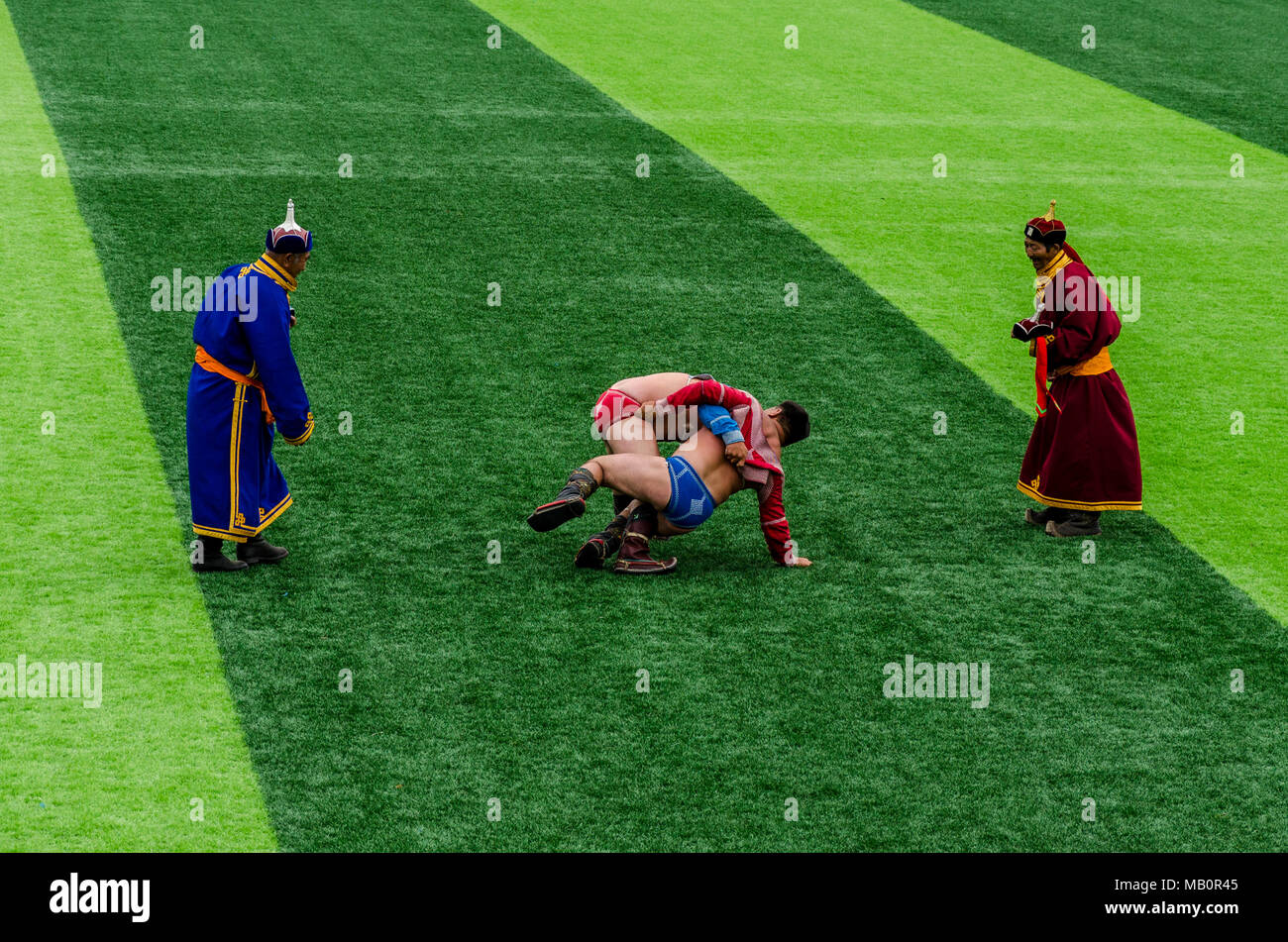 Naadam mongolia wrestler hi-res stock photography and images - Alamy