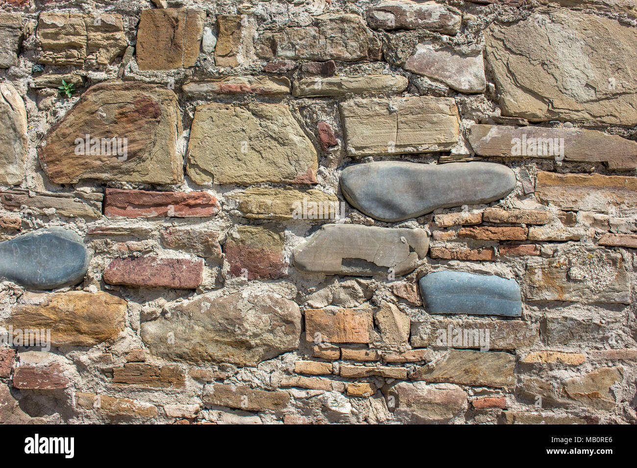 Background of old stone wall texture Stock Photo - Alamy