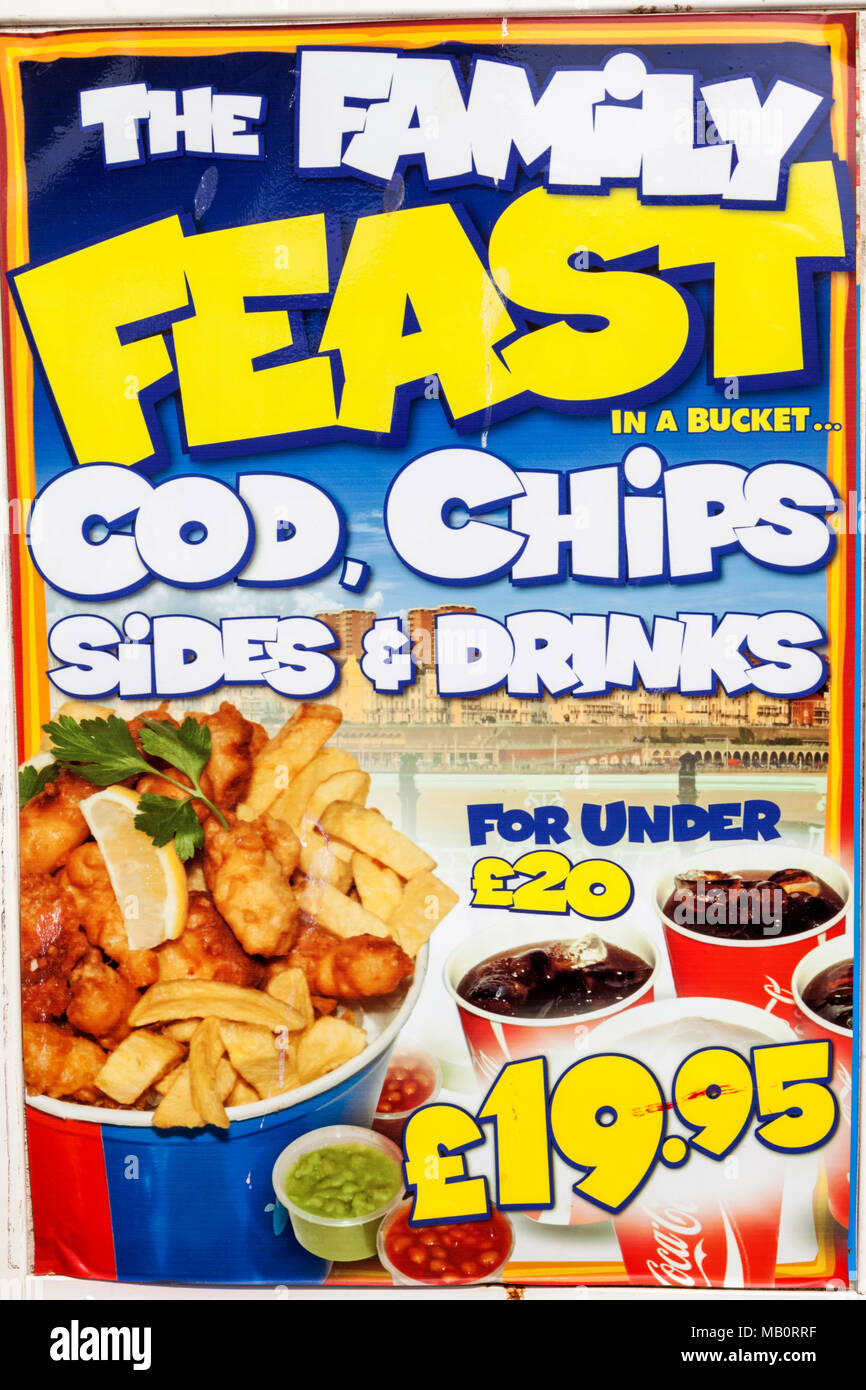 Fish And Chip Shop Menu Board High Resolution Stock Photography and ...