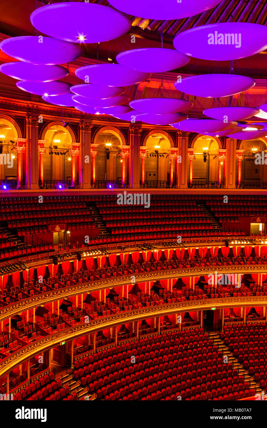 London royal albert hall inside hi-res stock photography and images - Alamy