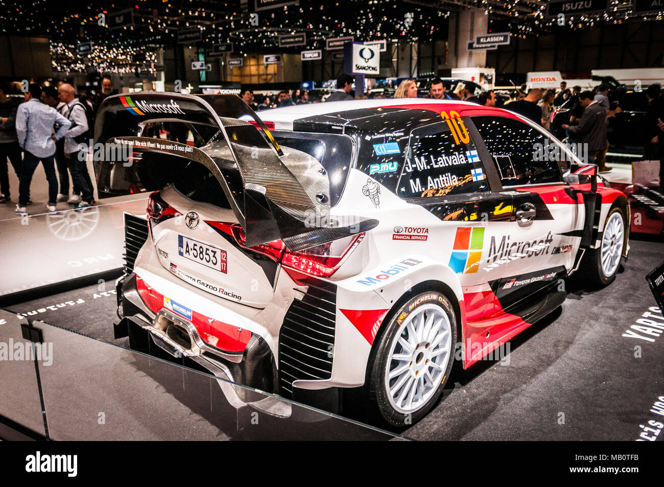 Switzerland, March 2018 - magnificent cars and hypercars on display at ...