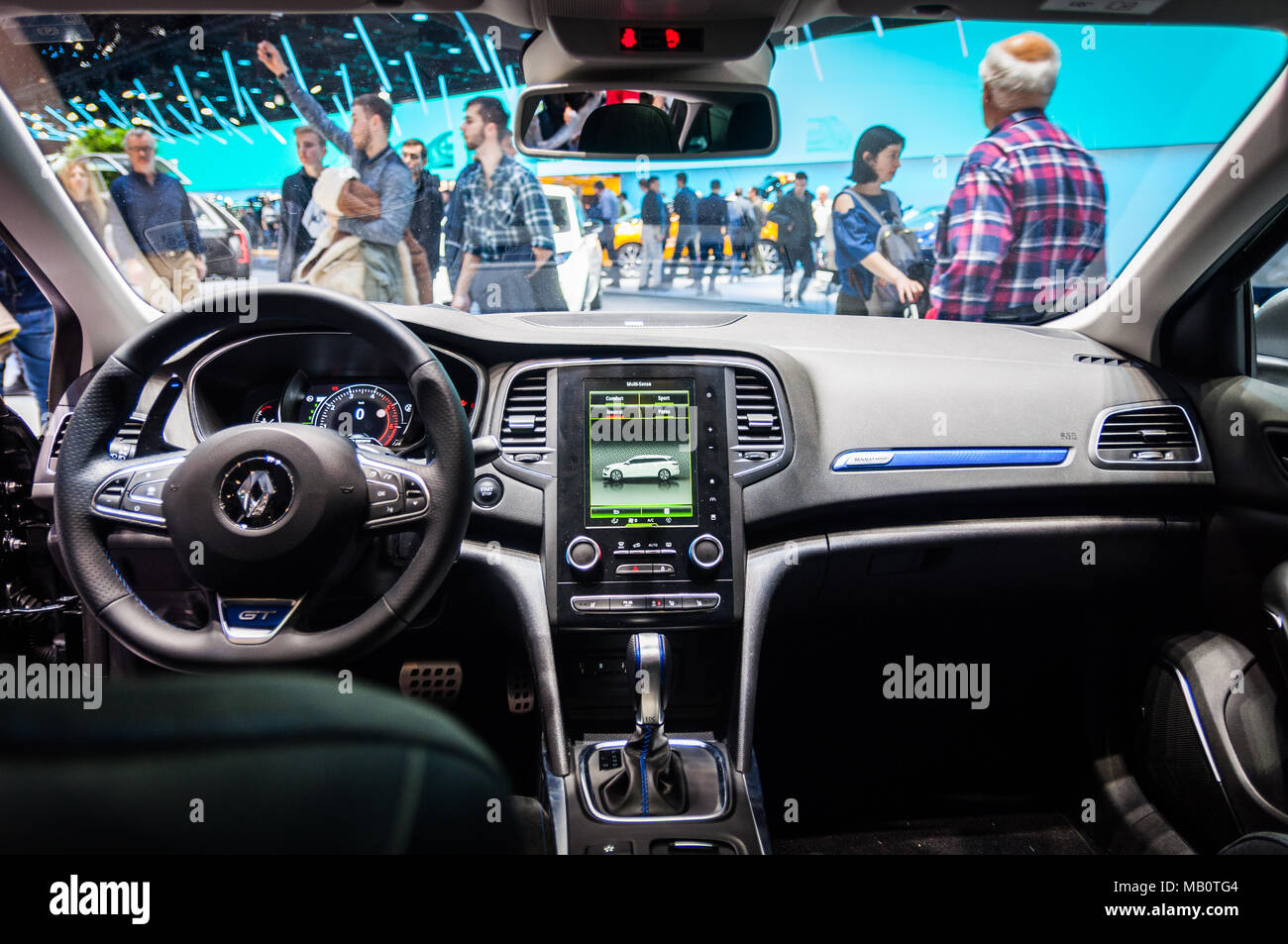 Switzerland, March 2018 - magnificent cars and hypercars on display at ...