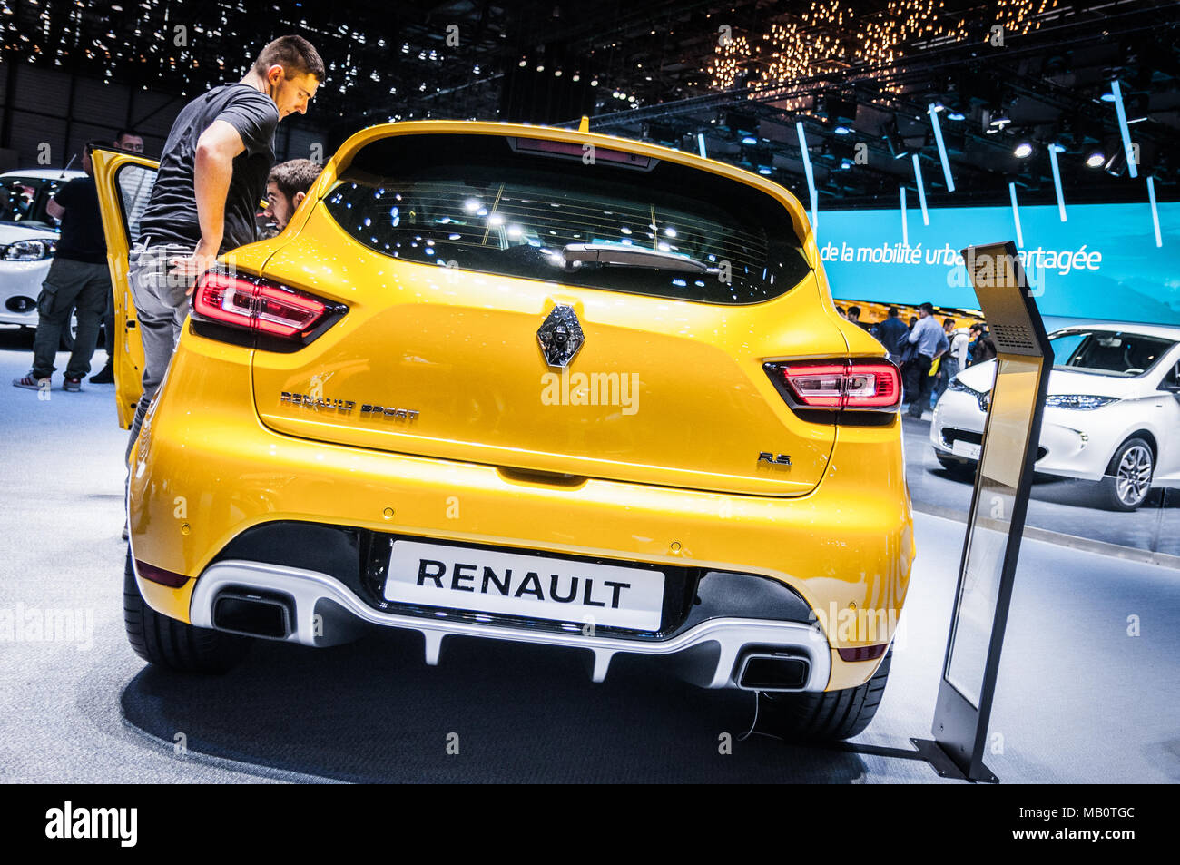 Switzerland, March 2018 - magnificent cars and hypercars on display at ...