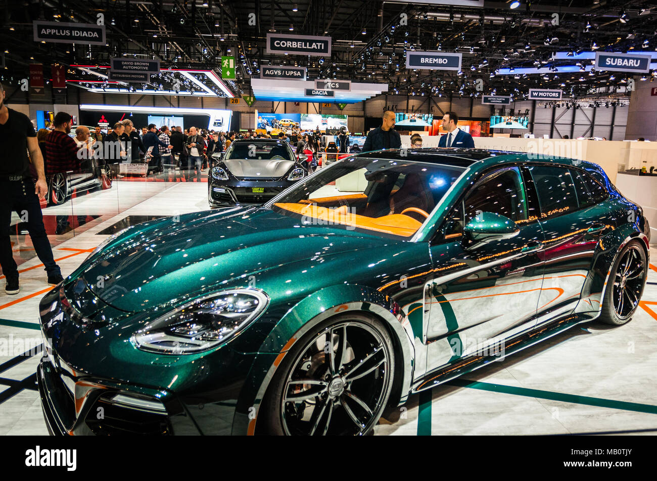 Switzerland, March 2018 - magnificent cars and hypercars on display at ...