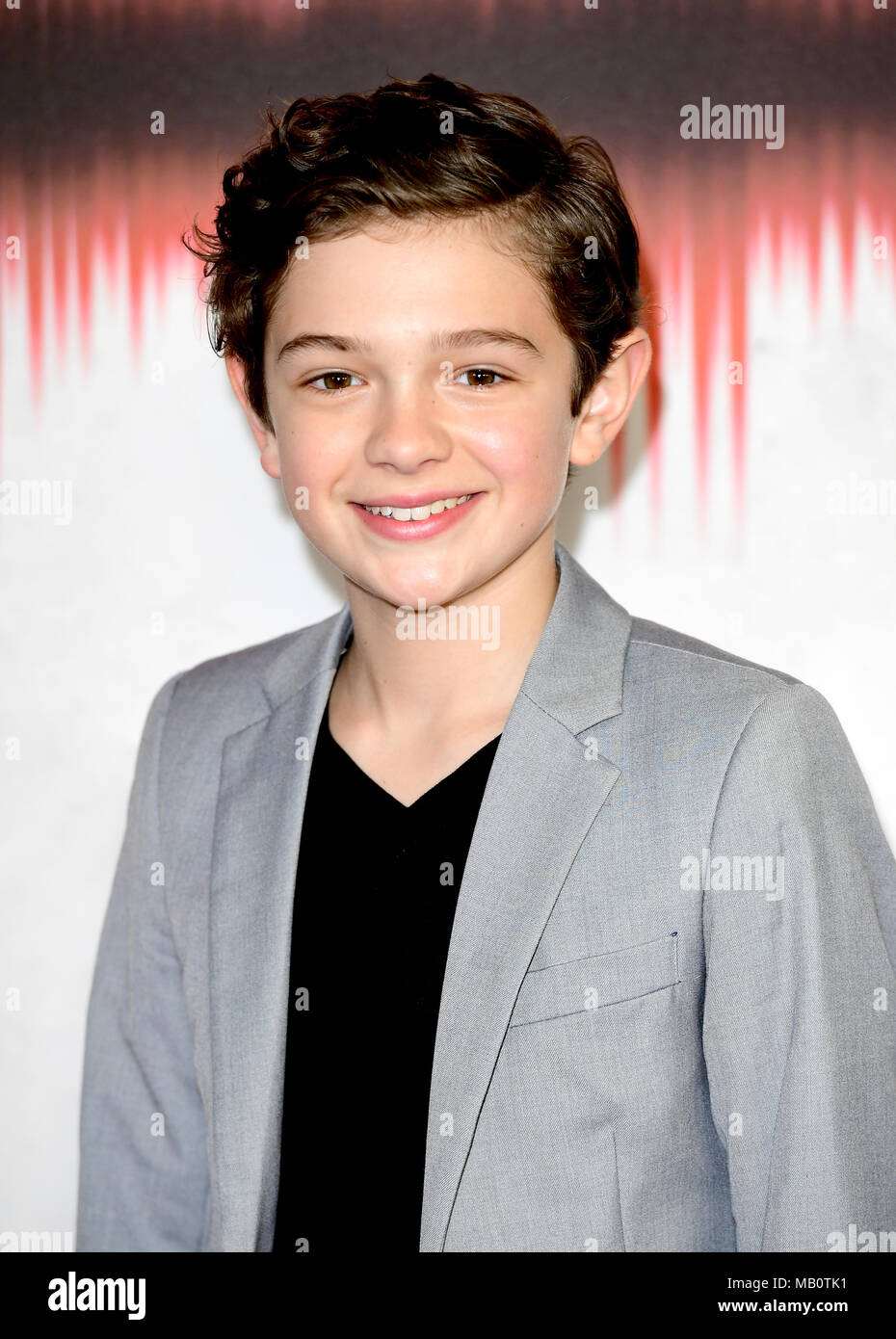 Noah Jupe attending the A Quiet Place VIP fan screening held at the ...