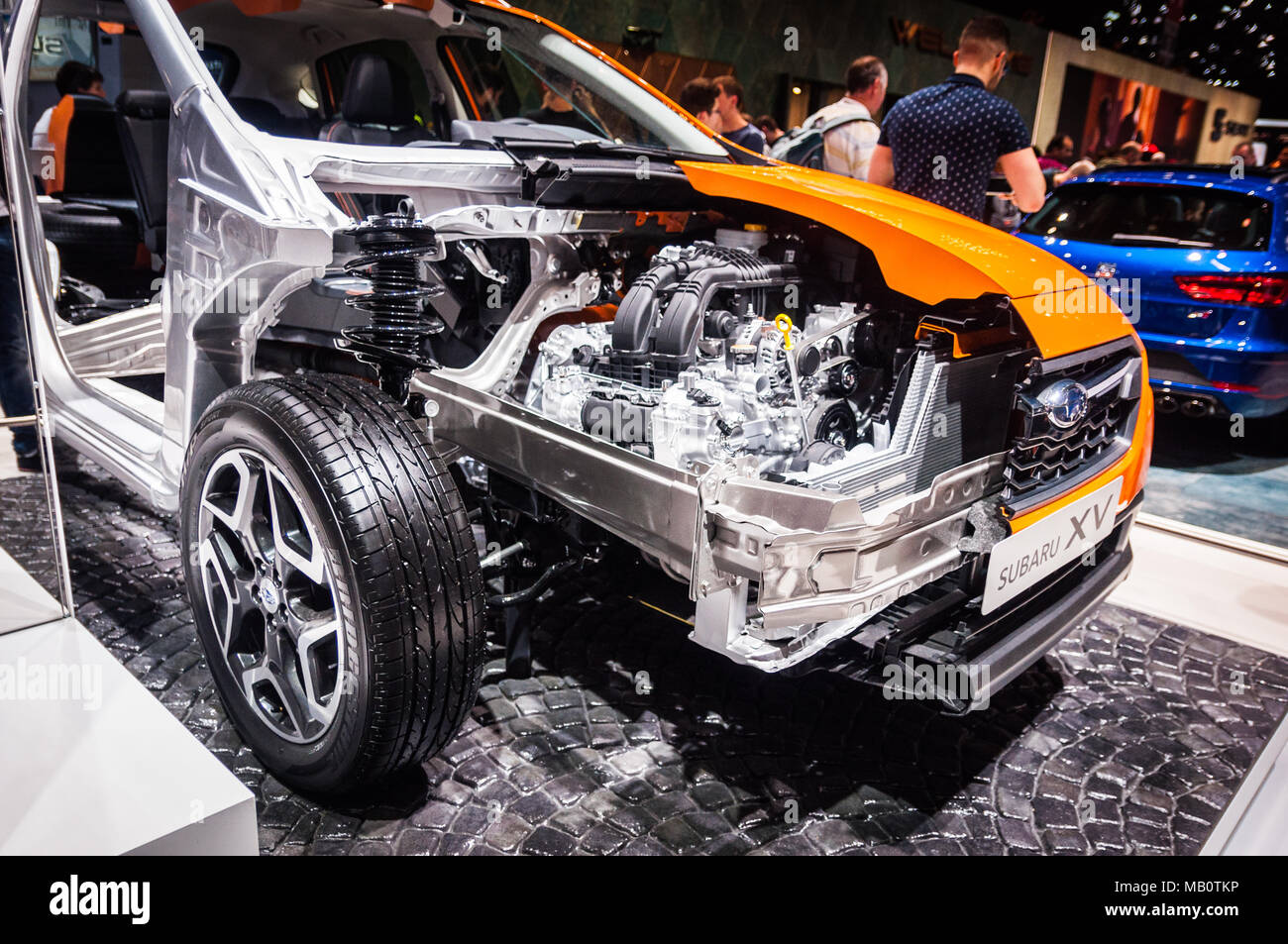 Switzerland, March 2018 - magnificent cars and hypercars on display at ...