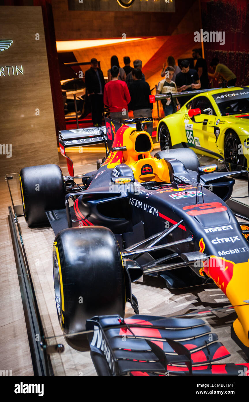 Switzerland, March 2018 - magnificent cars and hypercars on display at ...