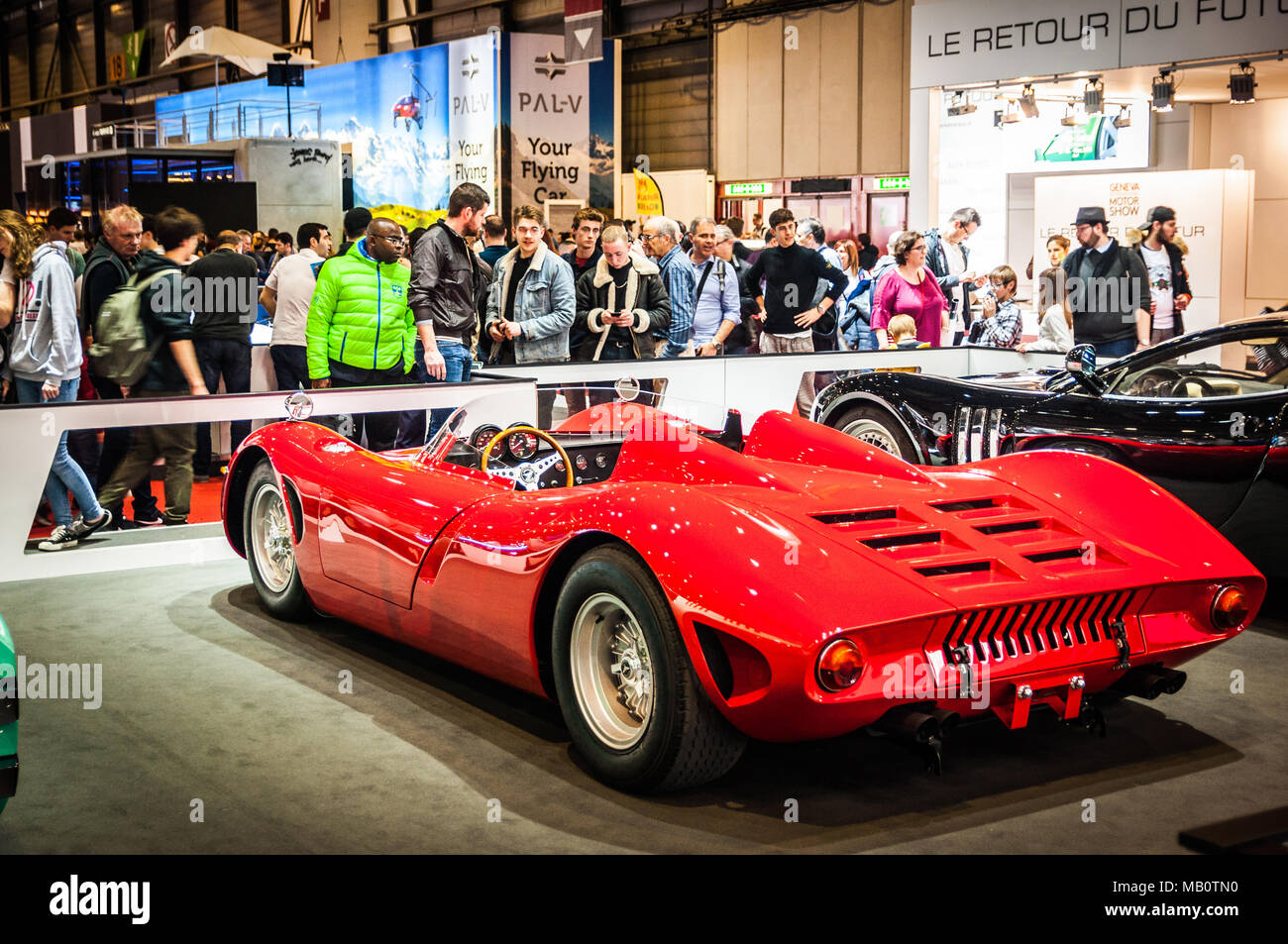 Switzerland, March 2018 - magnificent cars and hypercars on display at ...