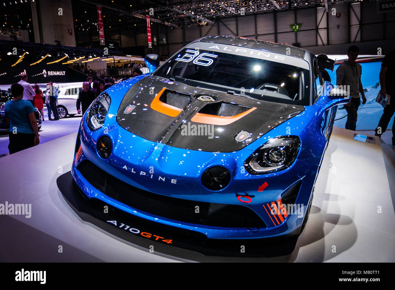 Switzerland, March 2018 - magnificent cars and hypercars on display at ...