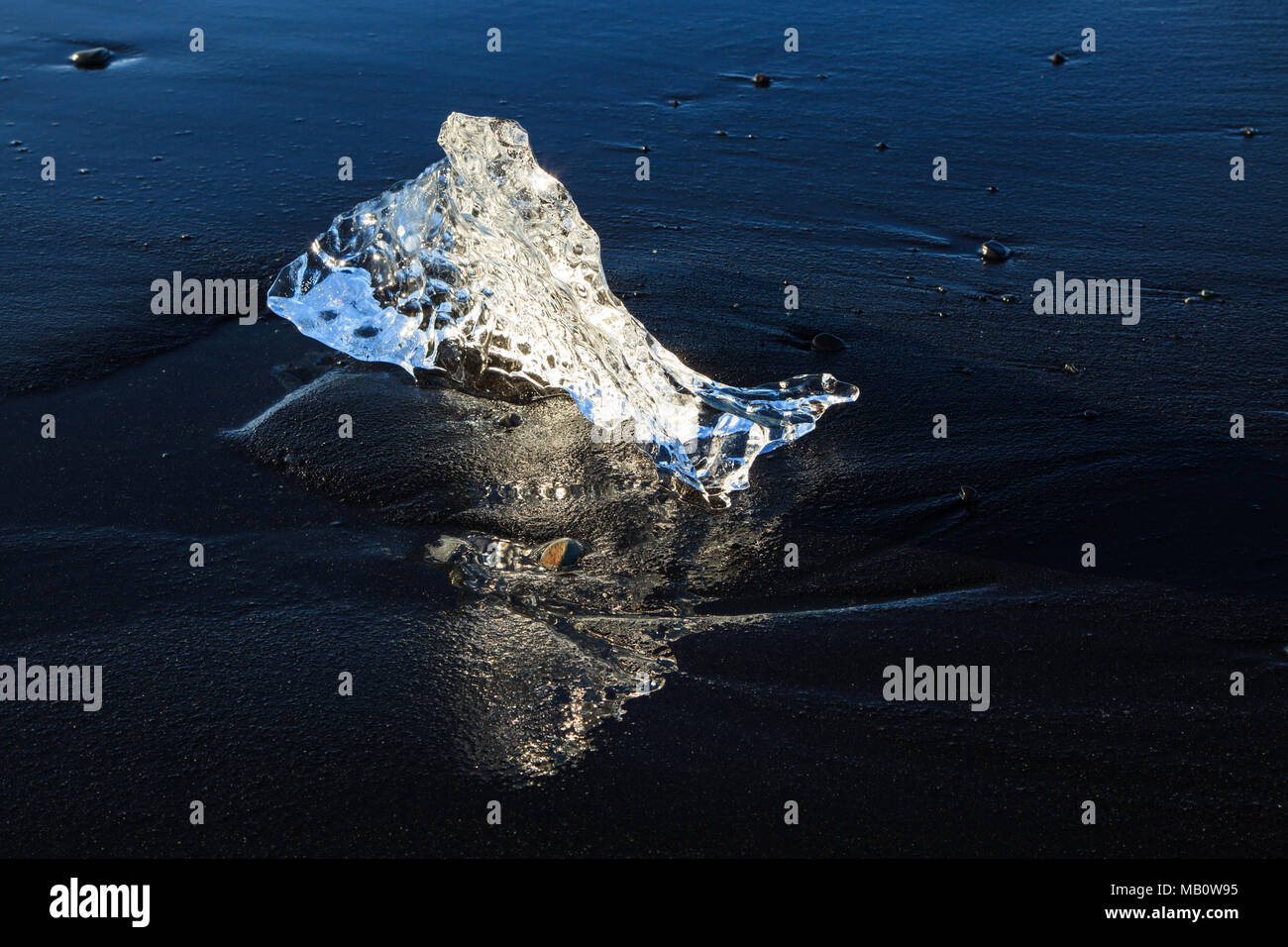Various, ice, floes, Europe, Island, Jökulsarlón, coast, sea ...