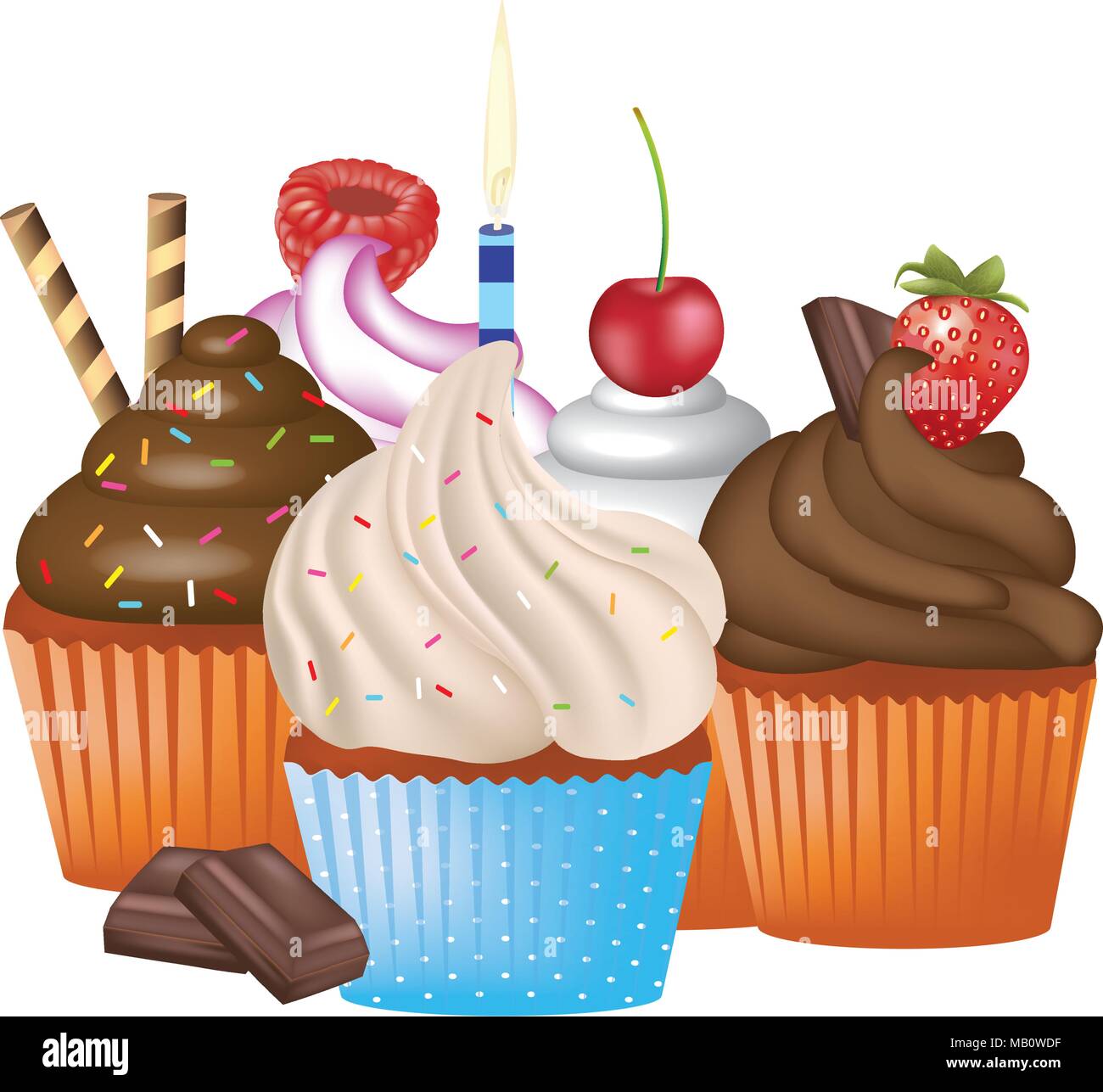 Brown spiral background set Stock Vector Images - Alamy