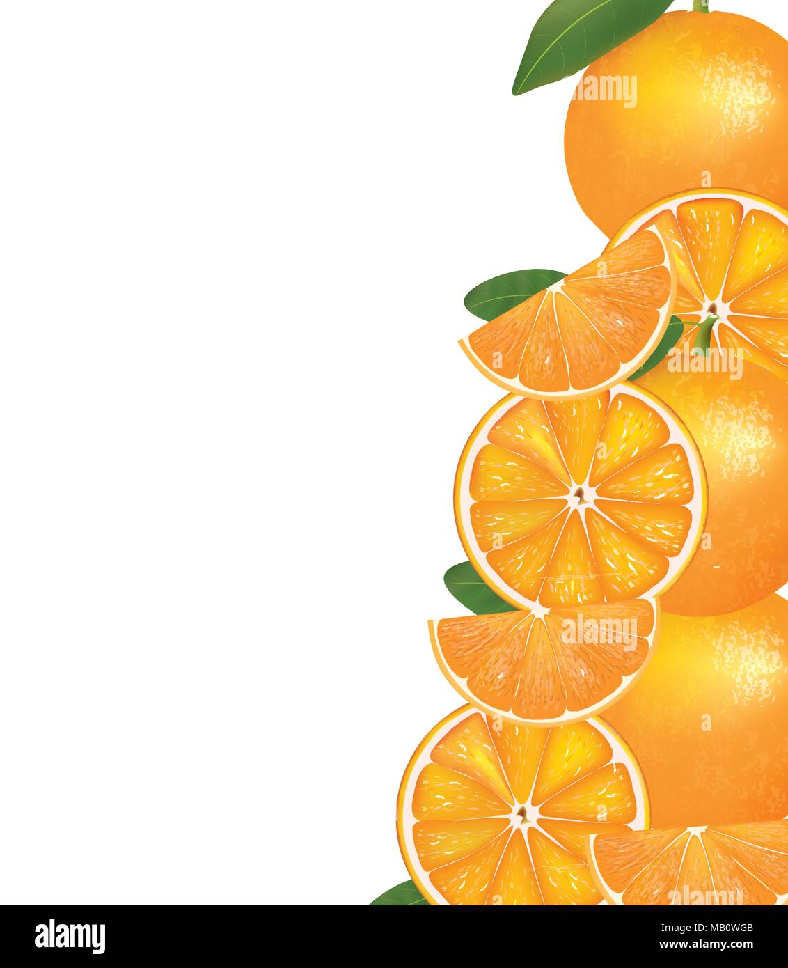 Oranges background, vector Stock Vector Image & Art - Alamy