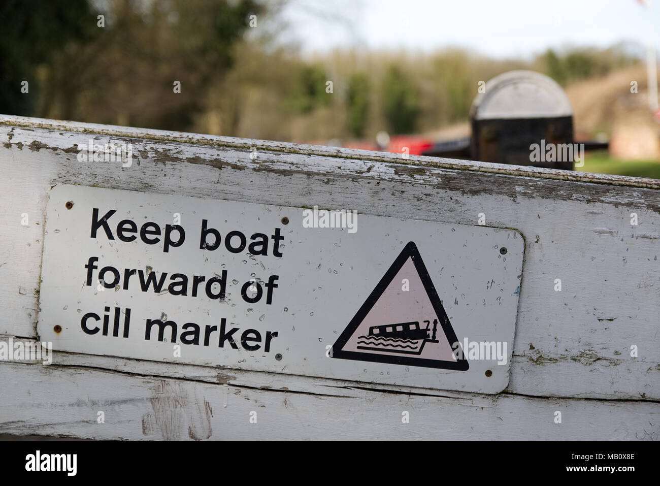 Warning wood marker hi-res stock photography and images - Alamy