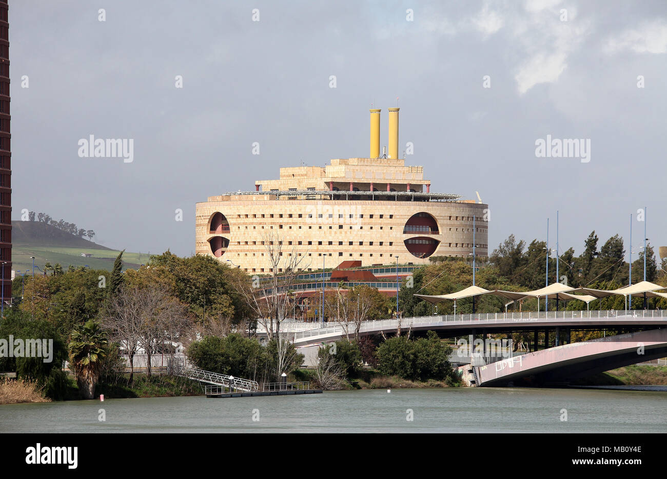 Torre Triana government administrative building in Seville Stock Photo ...