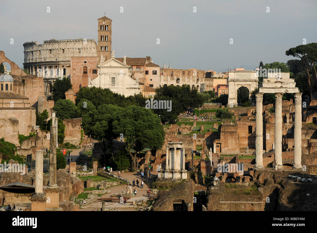 Via Sacra (Sacred Road), Basilica Giulia (Basilica Julia), Tempio dei ...
