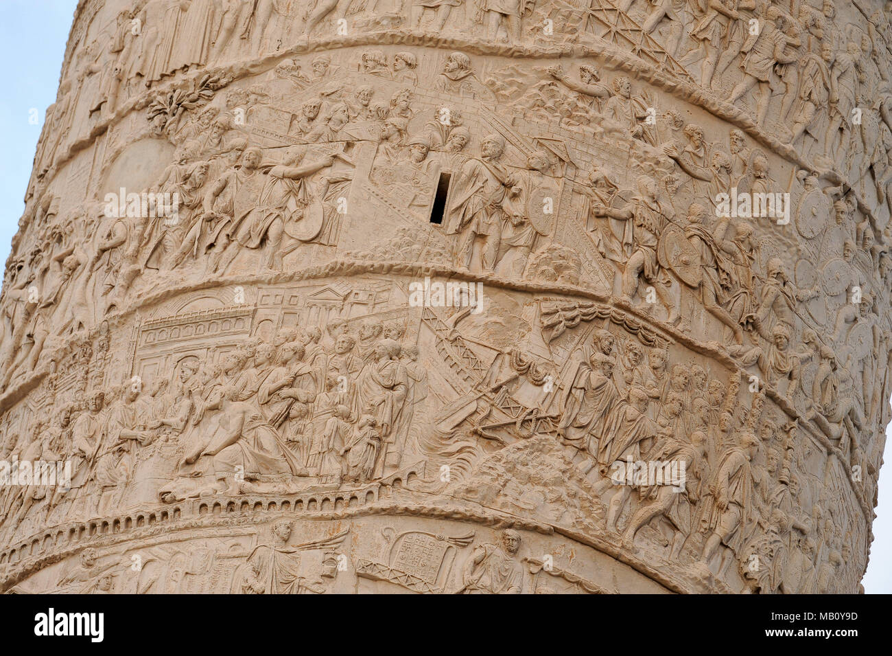 Colonna Traiana (Trajan's Column) designed by Apollodorus of Damascus ...