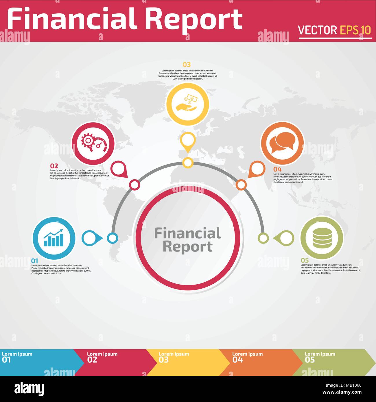 Five points map Stock Vector Images - Alamy