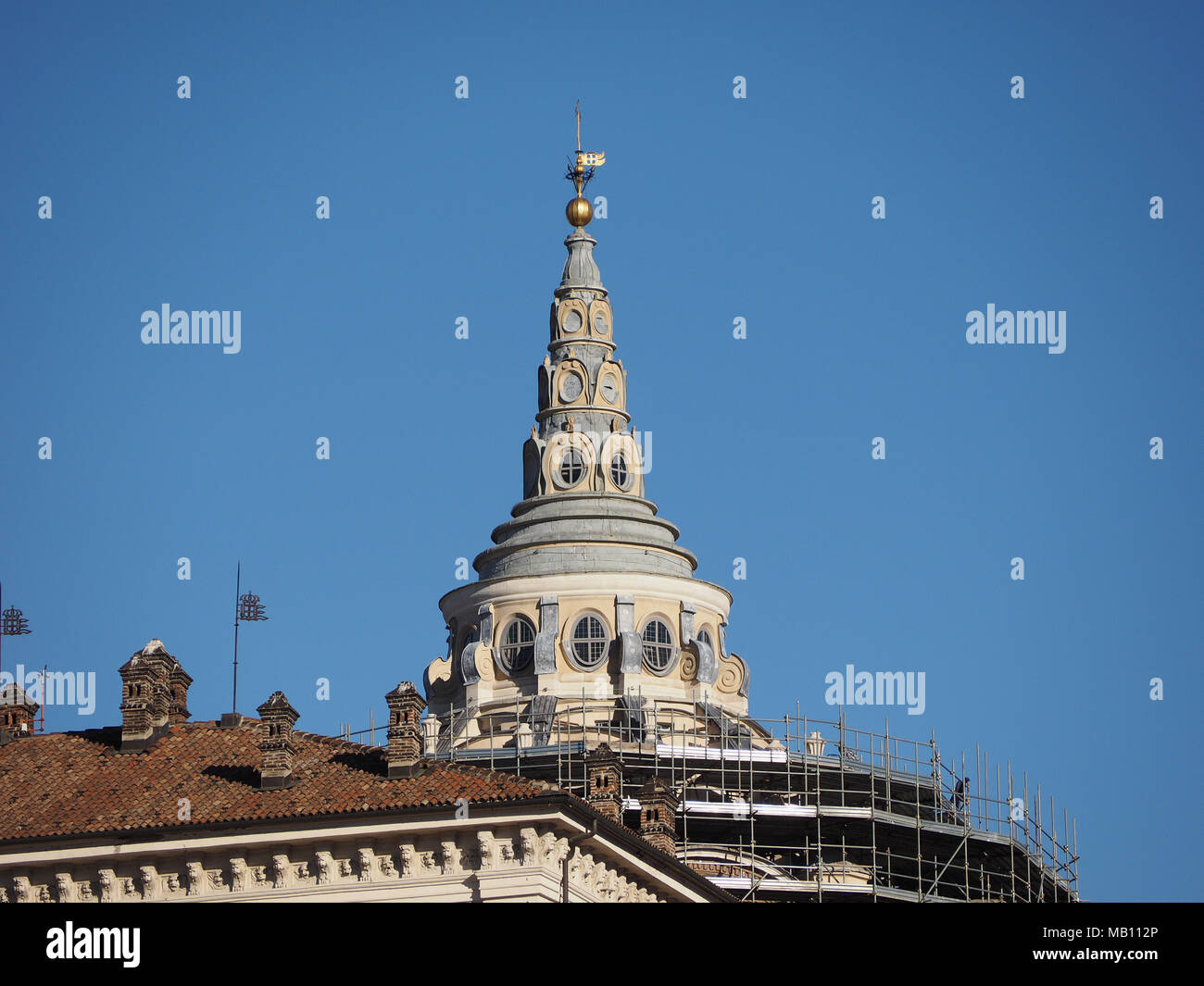 Cappella della Sindone meaning Holy Shroud chapel in Turin, Italy Stock ...