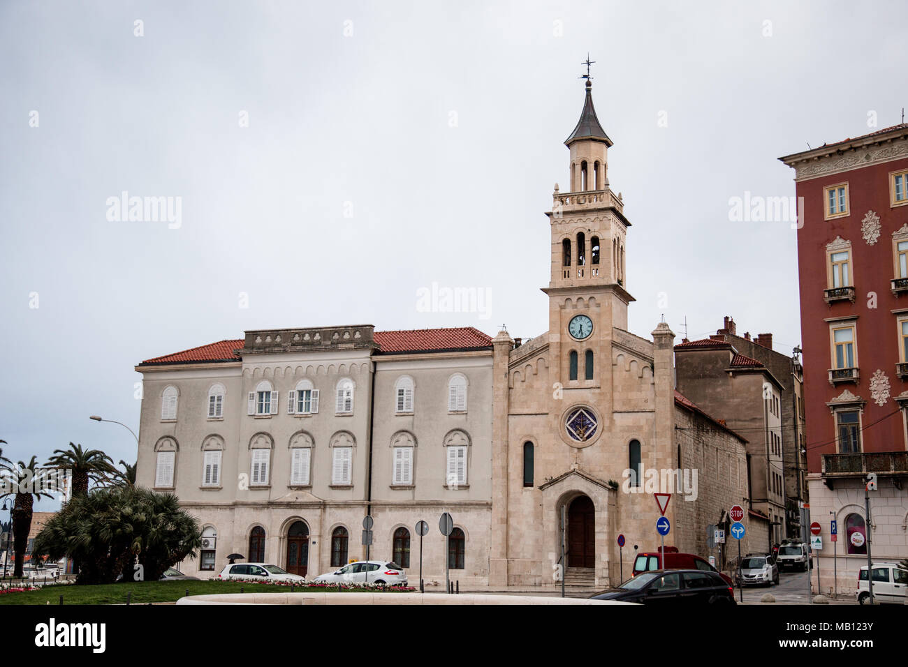 street of the Split after rain in the morning Stock Photo - Alamy