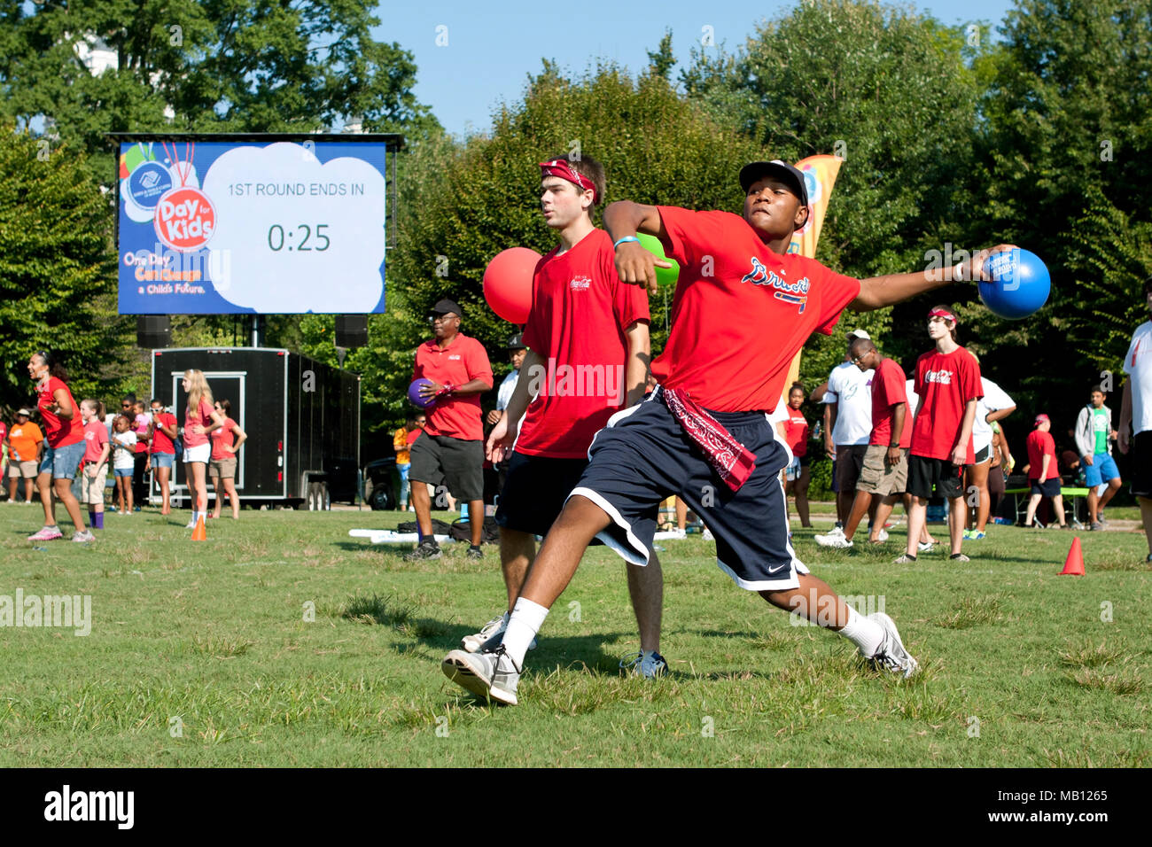 Dodge ball hi-res stock photography and images - Alamy