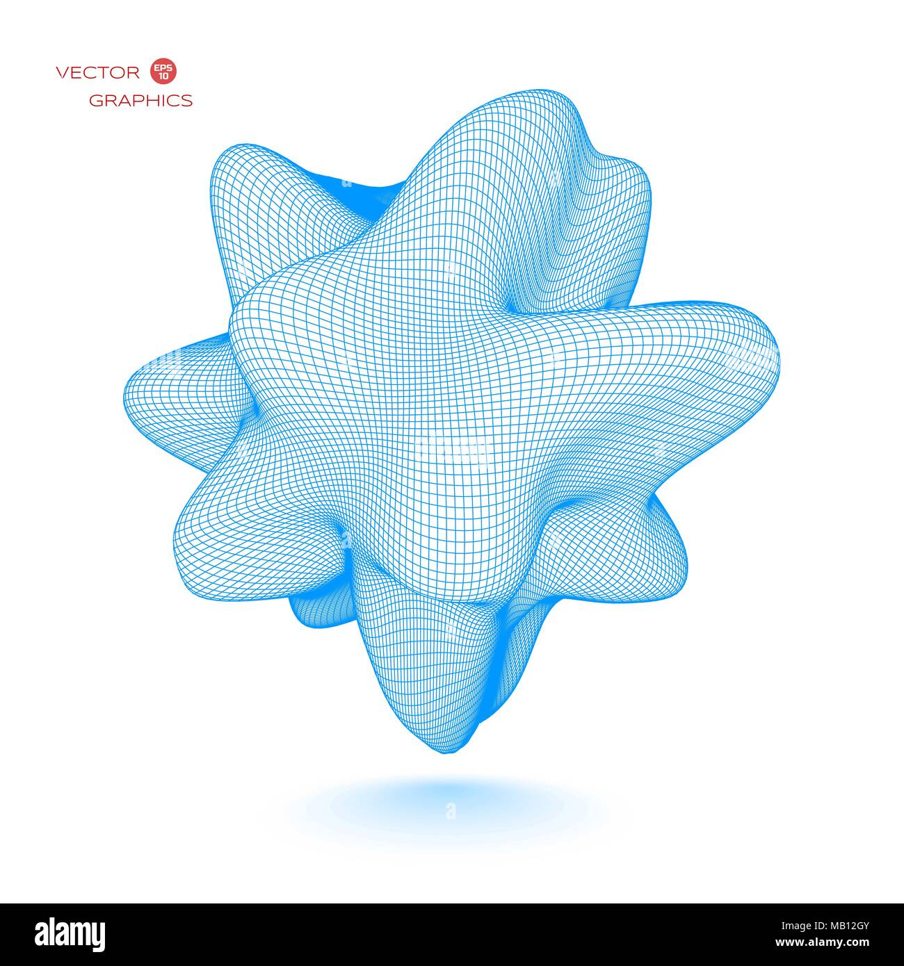 Sound waves circle illustration Cut Out Stock Images & Pictures - Alamy