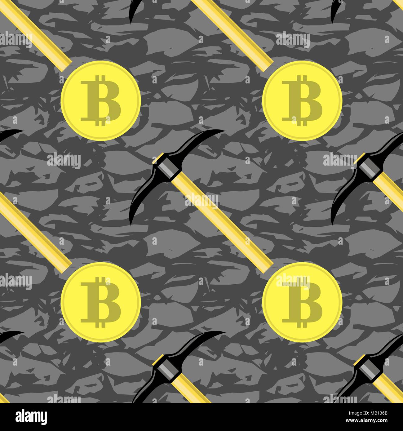 Bitcoin Texture Stock Vector Images - Alamy