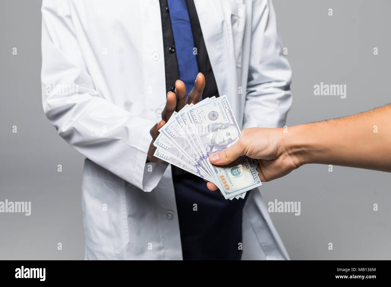 Doctor no money hi-res stock photography and images - Alamy