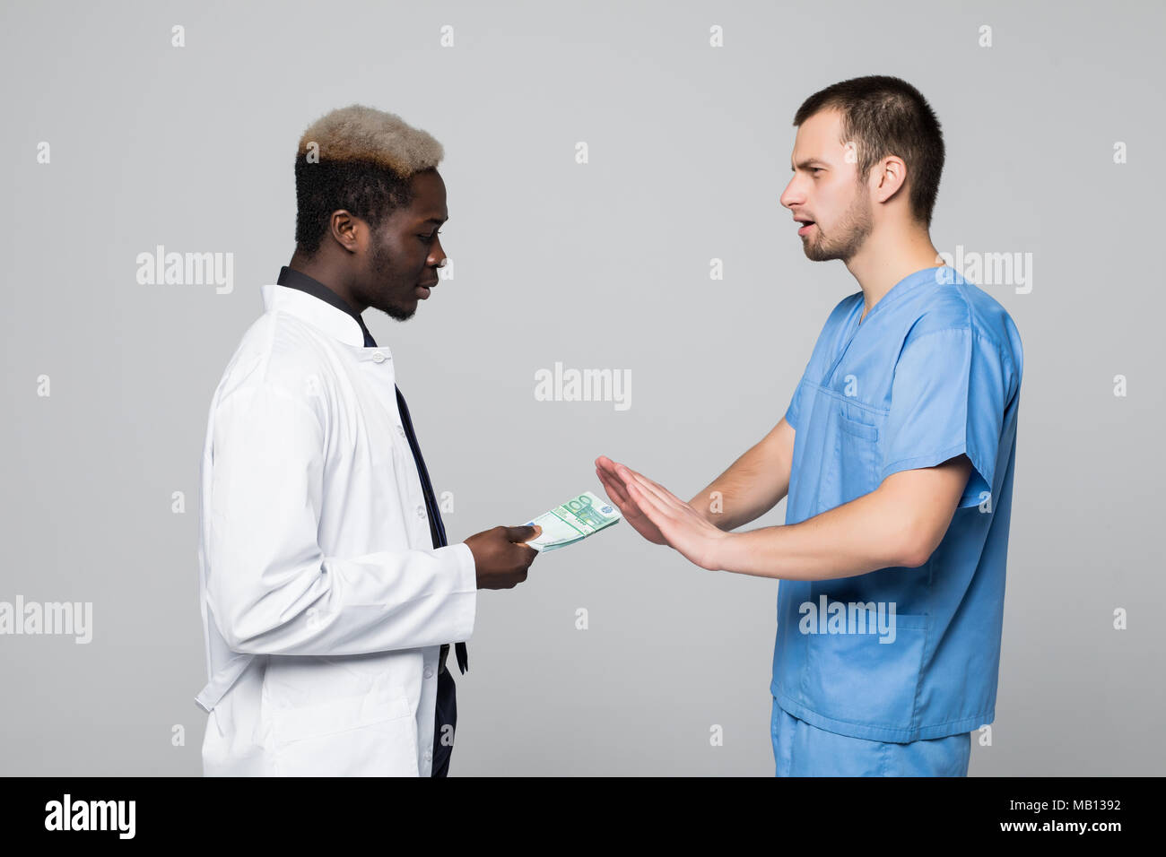 Doctor money envelope hi-res stock photography and images - Alamy
