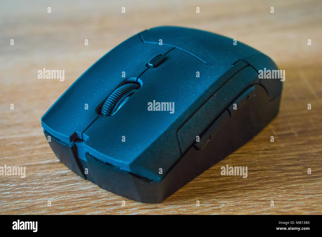 Computer mouse black Stock Photo - Alamy