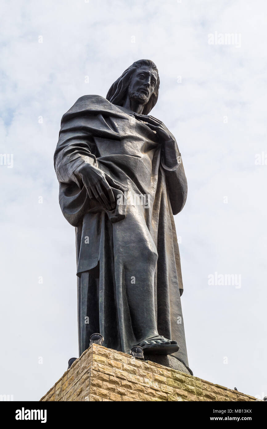 Guayaquil, Ecuador, December 20, 2016: The Monument to the Sacred Heart ...