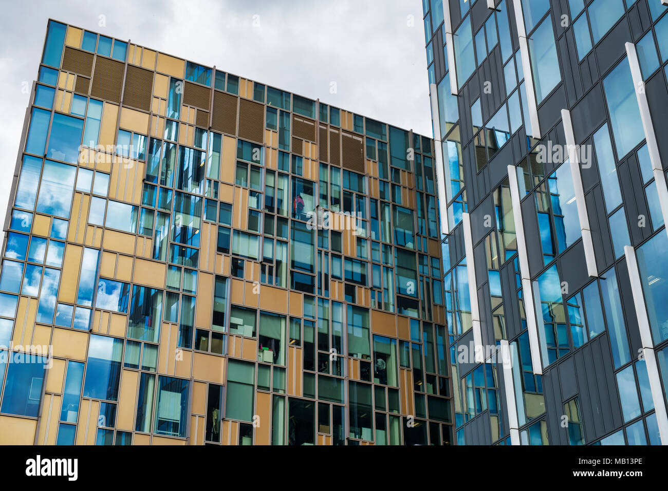 6 Mitre Passage. Office Building architecture detail, Greenwich ...