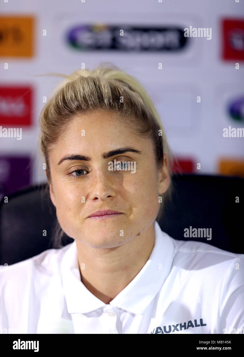 England Women Stephanie Houghton during the press conference at St Mary ...